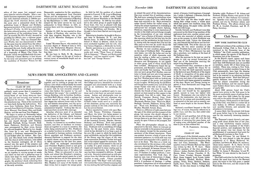 CLASS OF 1878 | Dartmouth Alumni Magazine | November 1928
