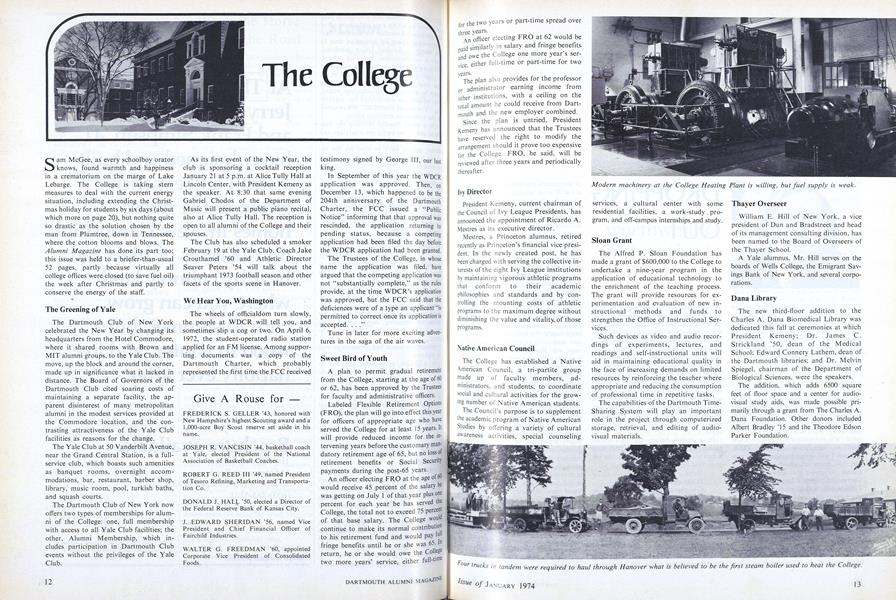 Give A Rouse for – | Dartmouth Alumni Magazine | January 1974