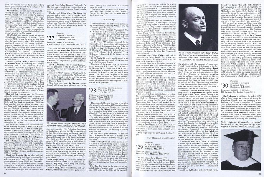 1930 | Dartmouth Alumni Magazine | January 1977