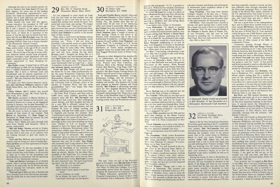 1930 | Dartmouth Alumni Magazine | March 1981
