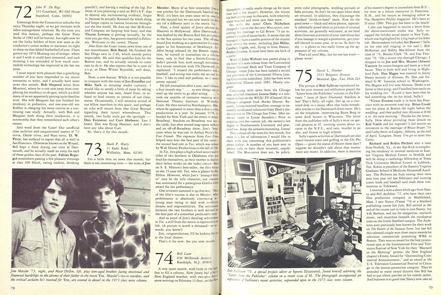 1973 | Dartmouth Alumni Magazine | APRIL 1983