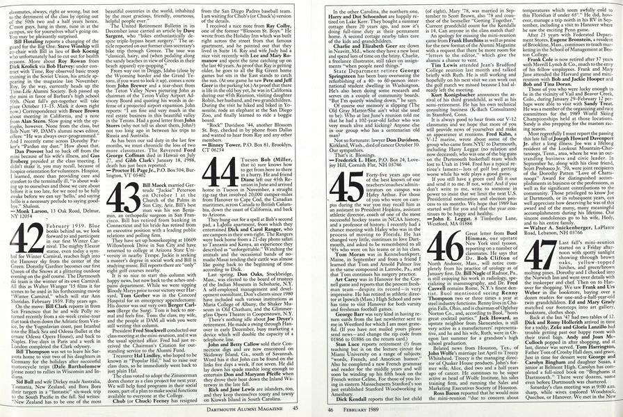 1944 | Dartmouth Alumni Magazine | FEBRUARY 1989