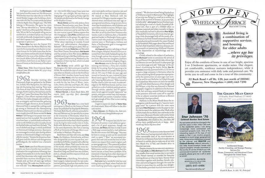 1963 | Dartmouth Alumni Magazine | Jan/Feb 2001