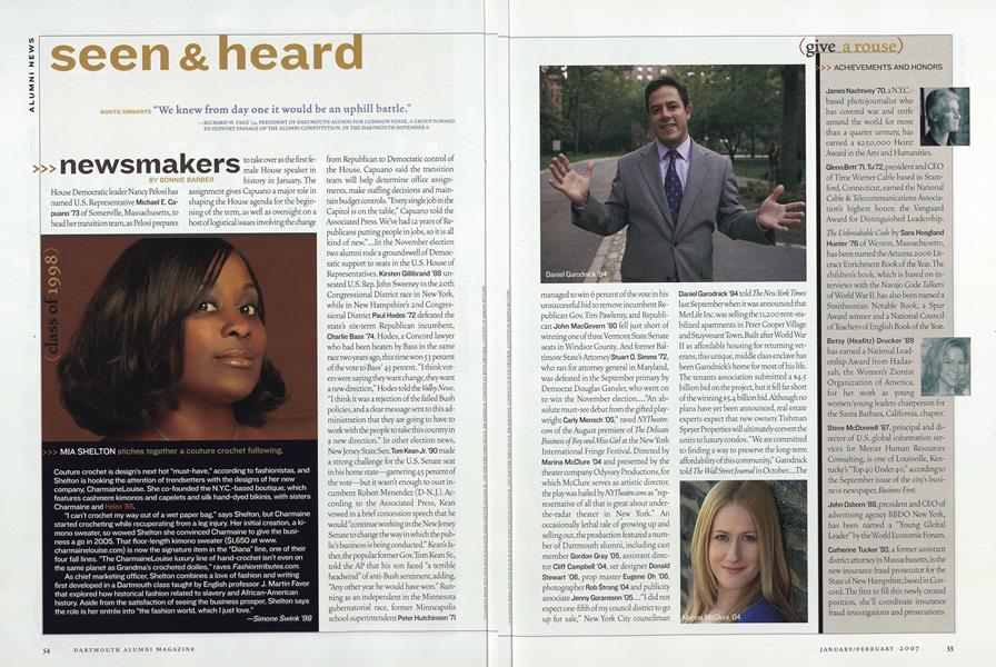 Give a Rouse | Dartmouth Alumni Magazine | Jan/Feb 2007