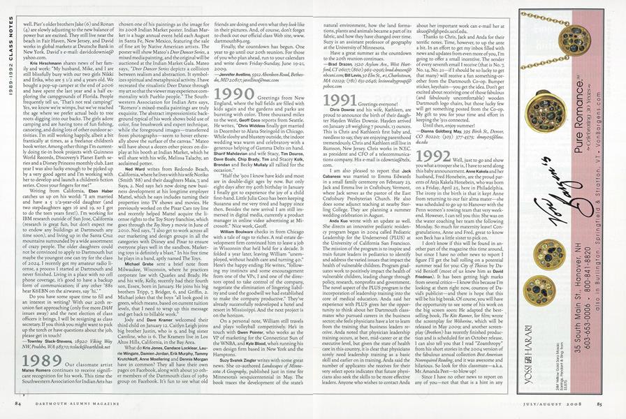 1991 | Dartmouth Alumni Magazine | July/August 2008