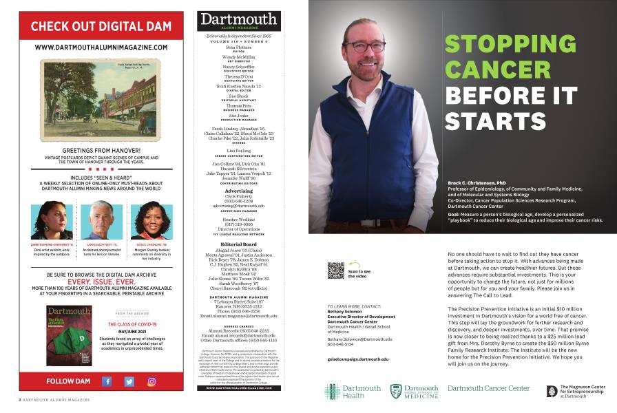Dartmouth | Dartmouth Alumni Magazine | JULY | AUGUST 2022