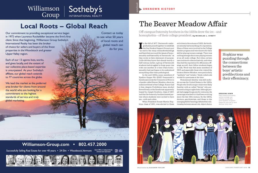 The Beaver Meadow Affair | Dartmouth Alumni Magazine | JANUARY ...