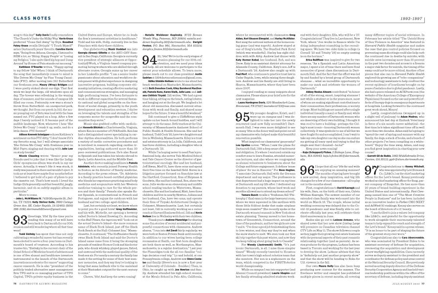 1994 | Dartmouth Alumni Magazine | JULY | AUGUST 2023