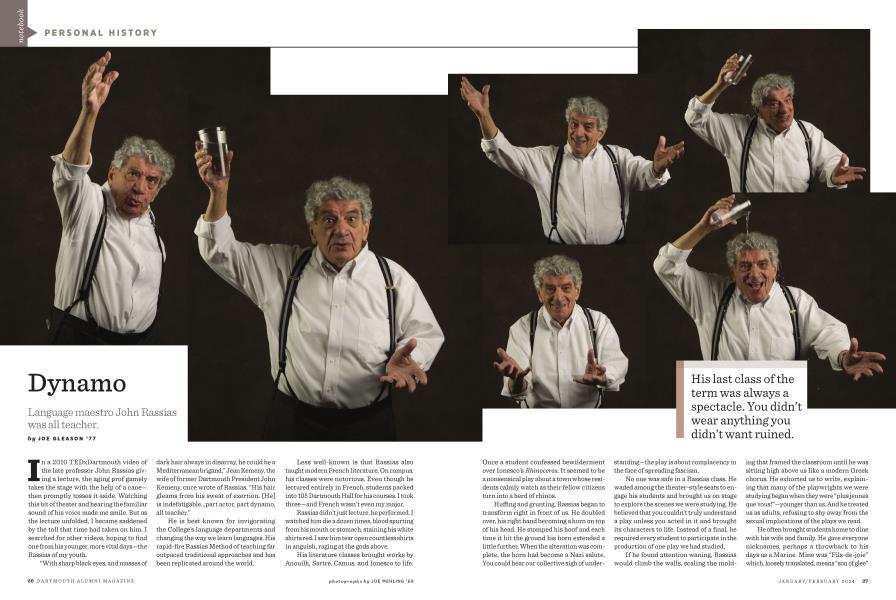 Dynamo | Dartmouth Alumni Magazine | JANUARY | FEBRUARY 2024