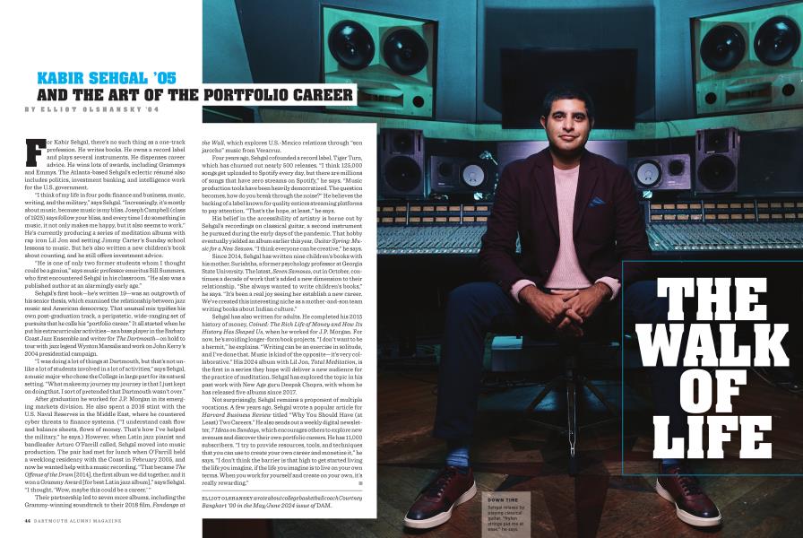 THE WALK OF LIFE | Dartmouth Alumni Magazine | SEPTEMBER | OCTOBER 2024